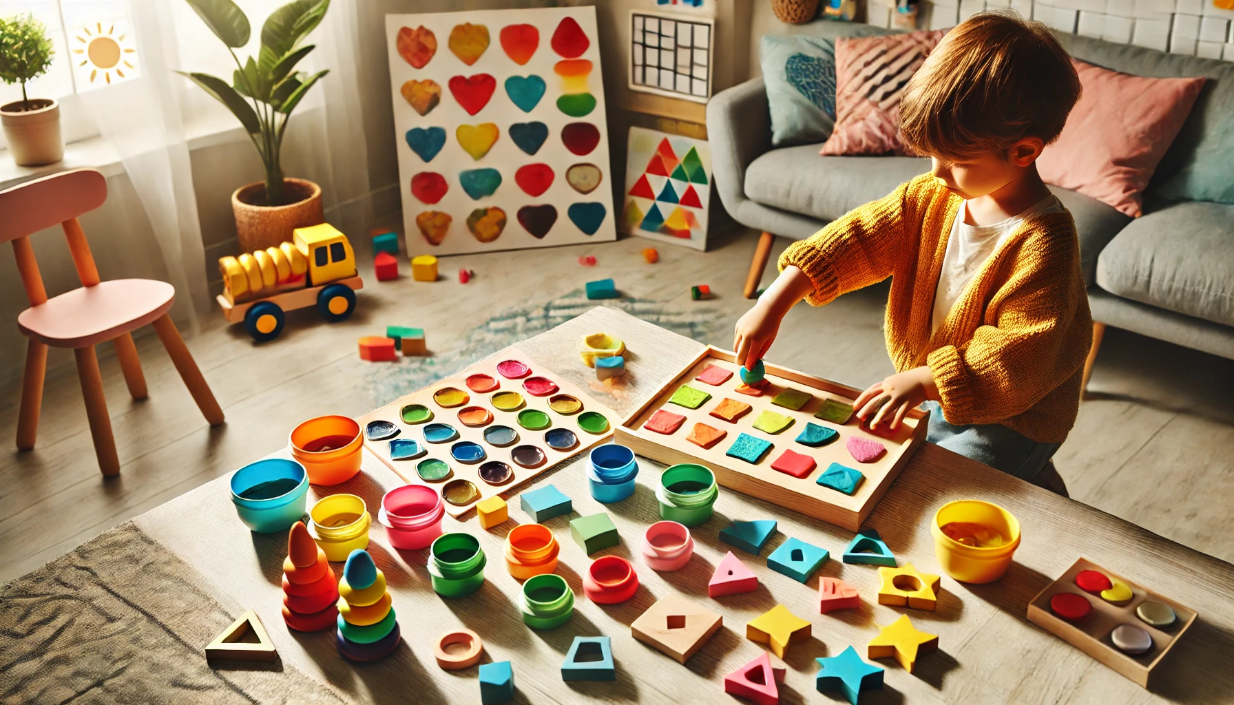 How to Teach Colors and Shapes Through Play at Home - Mamãe Ternura